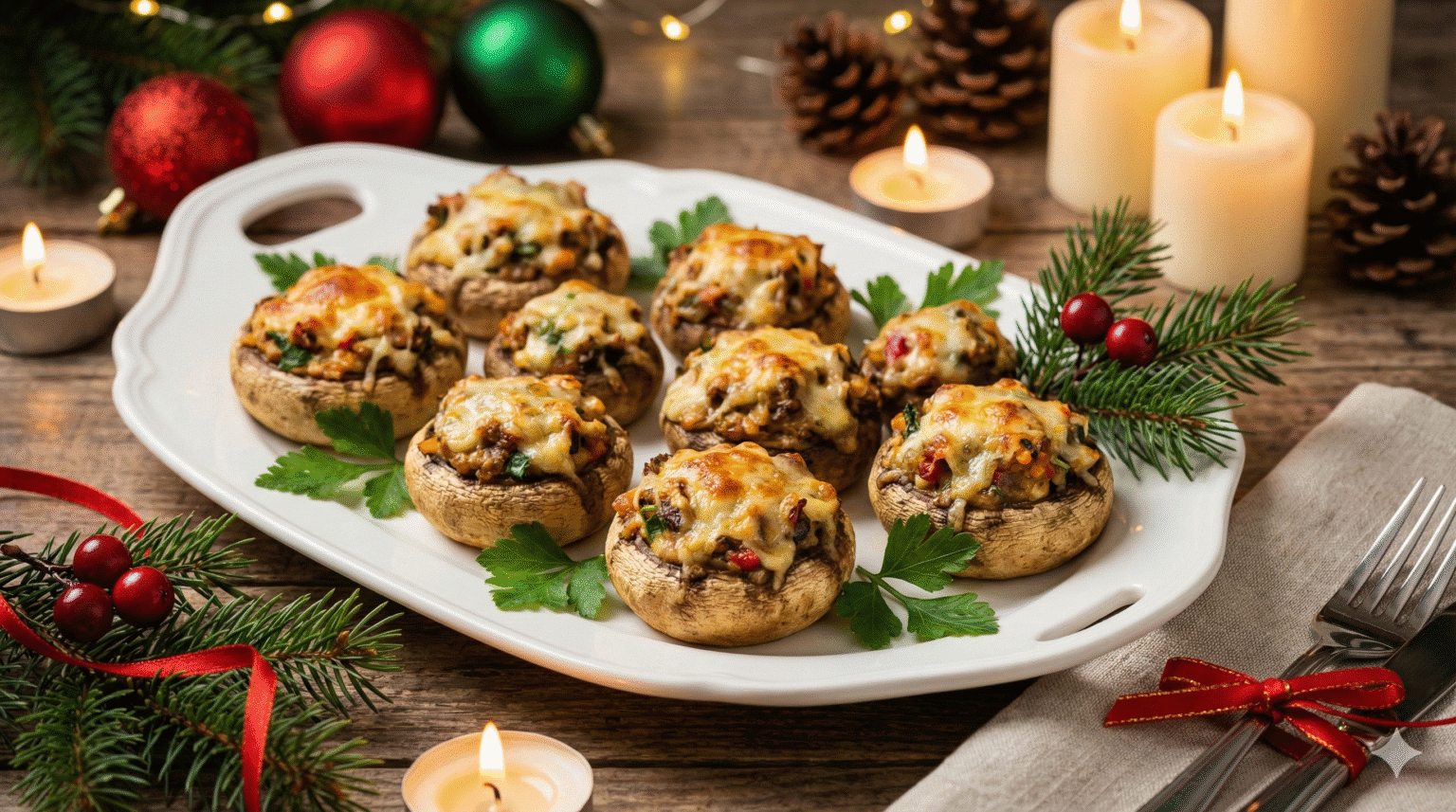 Christmas Stuffed Mushrooms: 7 Irresistible Festive Appetizer Ideas
